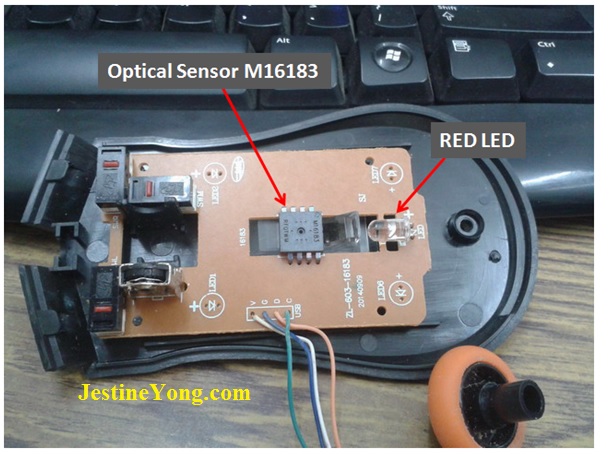Computer Mouse Schematic Diagram
