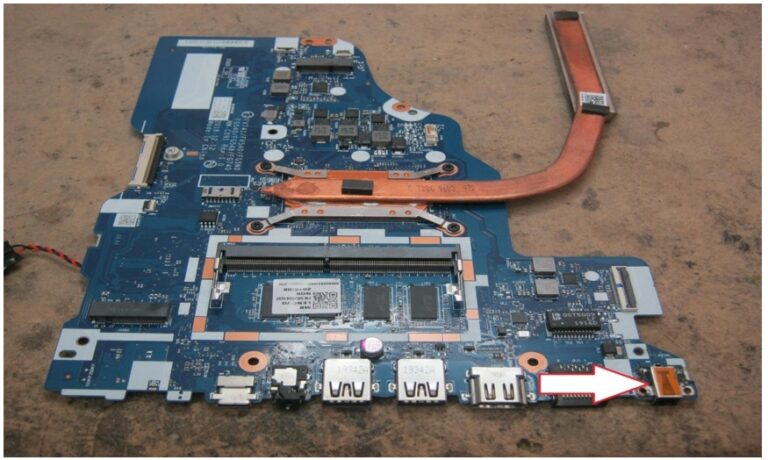 A Broken Charging Port On A Laptop Mother Board Replaced | Electronics ...