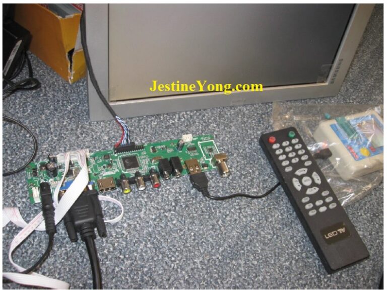 Easy TV and Monitor Boards Firmware Programming With The RT809H ...