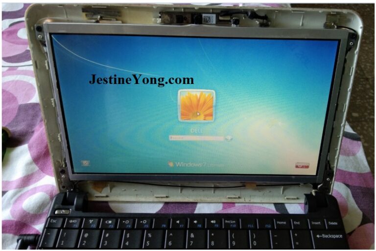 Dell Inspiron Mini 10” Laptop White Screen Display Repaired ...