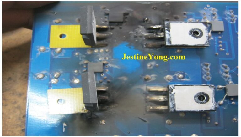 A Shorted Board In A Power Supplied Repaired | Electronics Repair And ...