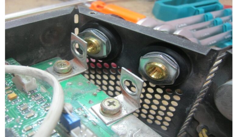 A Welding Machine With Damaged Output Terminals Replaced | Electronics ...